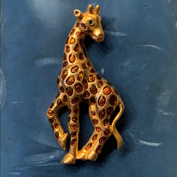 Jewelry | Vintage Giraffe Pin | Poshmark